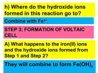 Redox part 3= rusting - reactivity series and diff between electrolytic ...