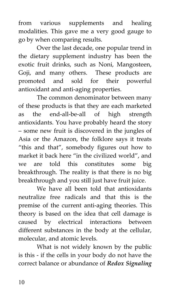 Redox Signaling Molecules | PDF | Herbs and Supplements | Alternative ...