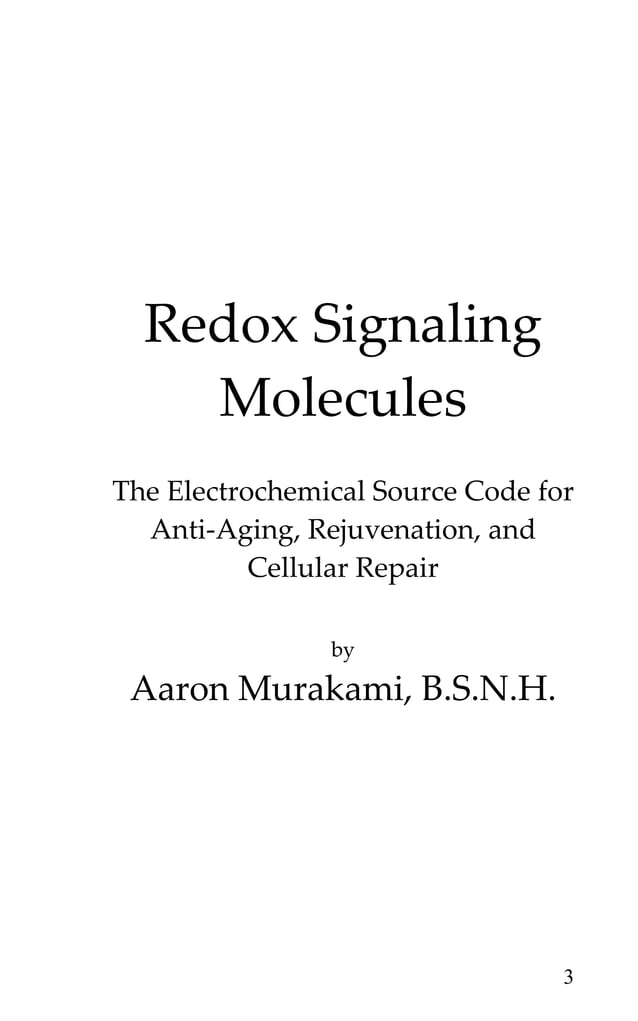 Redox Signaling Molecules | PDF | Herbs and Supplements | Alternative ...