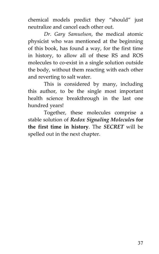 Redox Signaling Molecules | PDF | Herbs and Supplements | Alternative ...