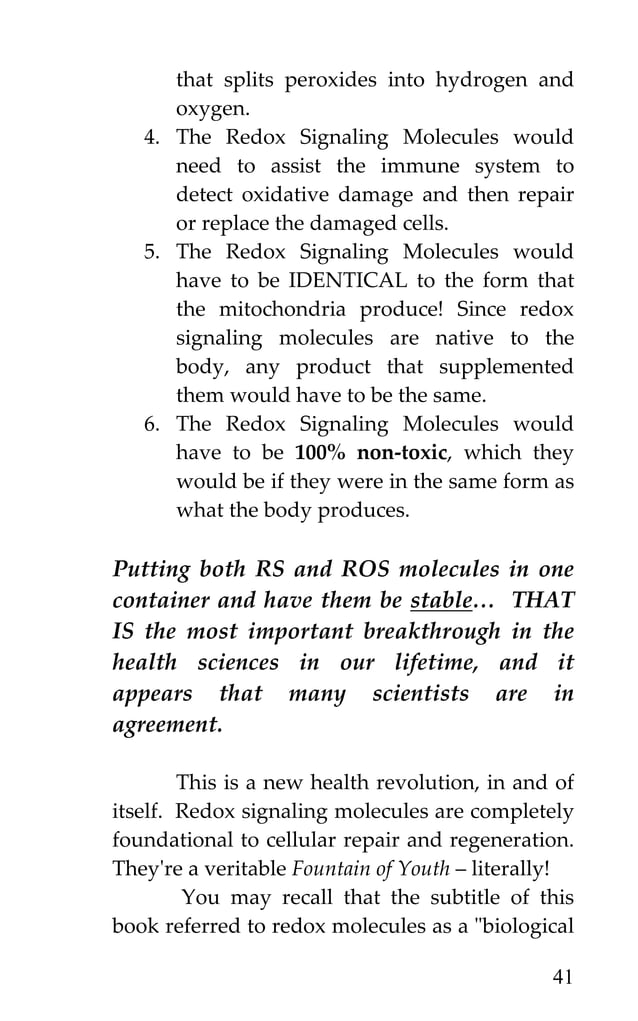 Redox Signaling Molecules | PDF | Herbs and Supplements | Alternative ...