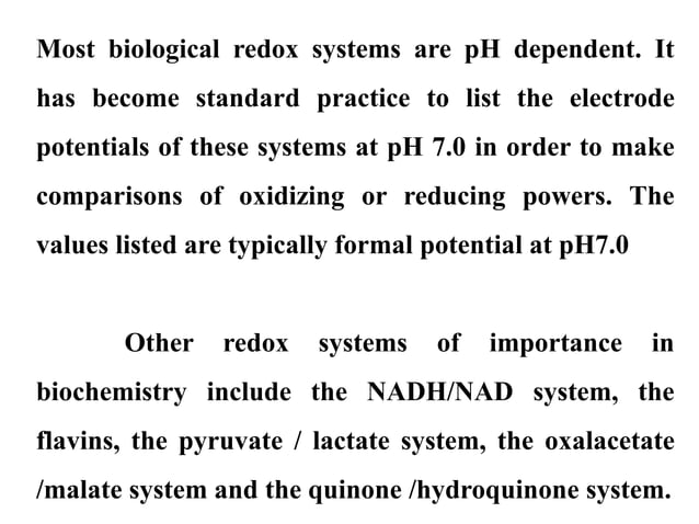 Redox chemistry | PPT