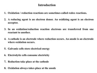 Redox chemistry | PPT