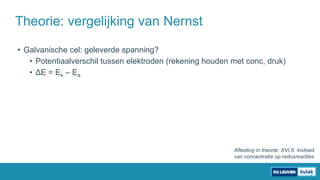 Werkzitting 8: redoxreacties | PPT