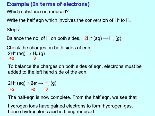 Redox electron transfer | PPT
