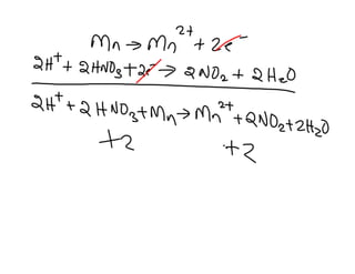 Redox Exercises | PPT