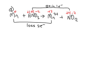 Redox Exercises | PPT