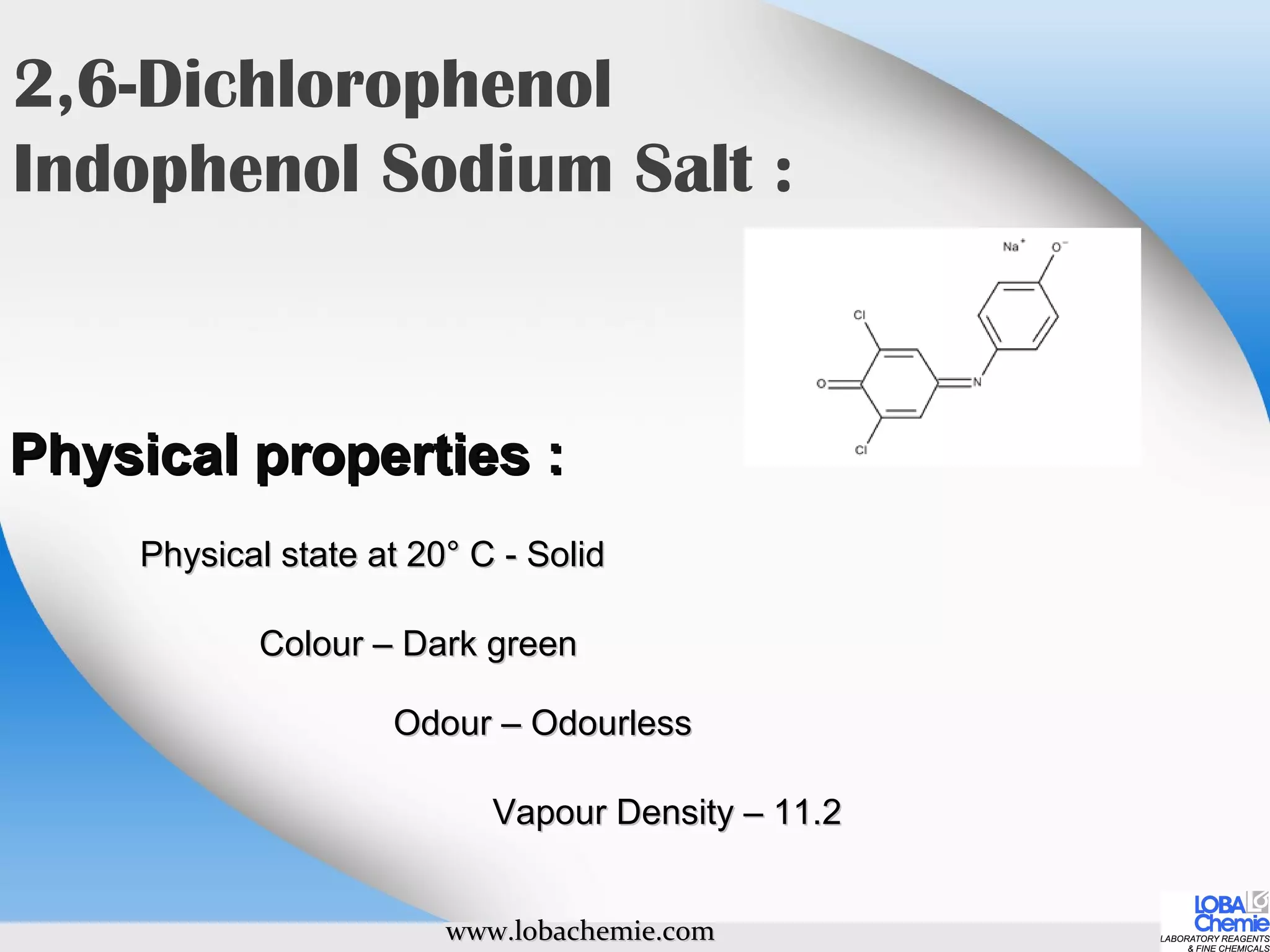 Redox Indicators by Lobachemie | PPT