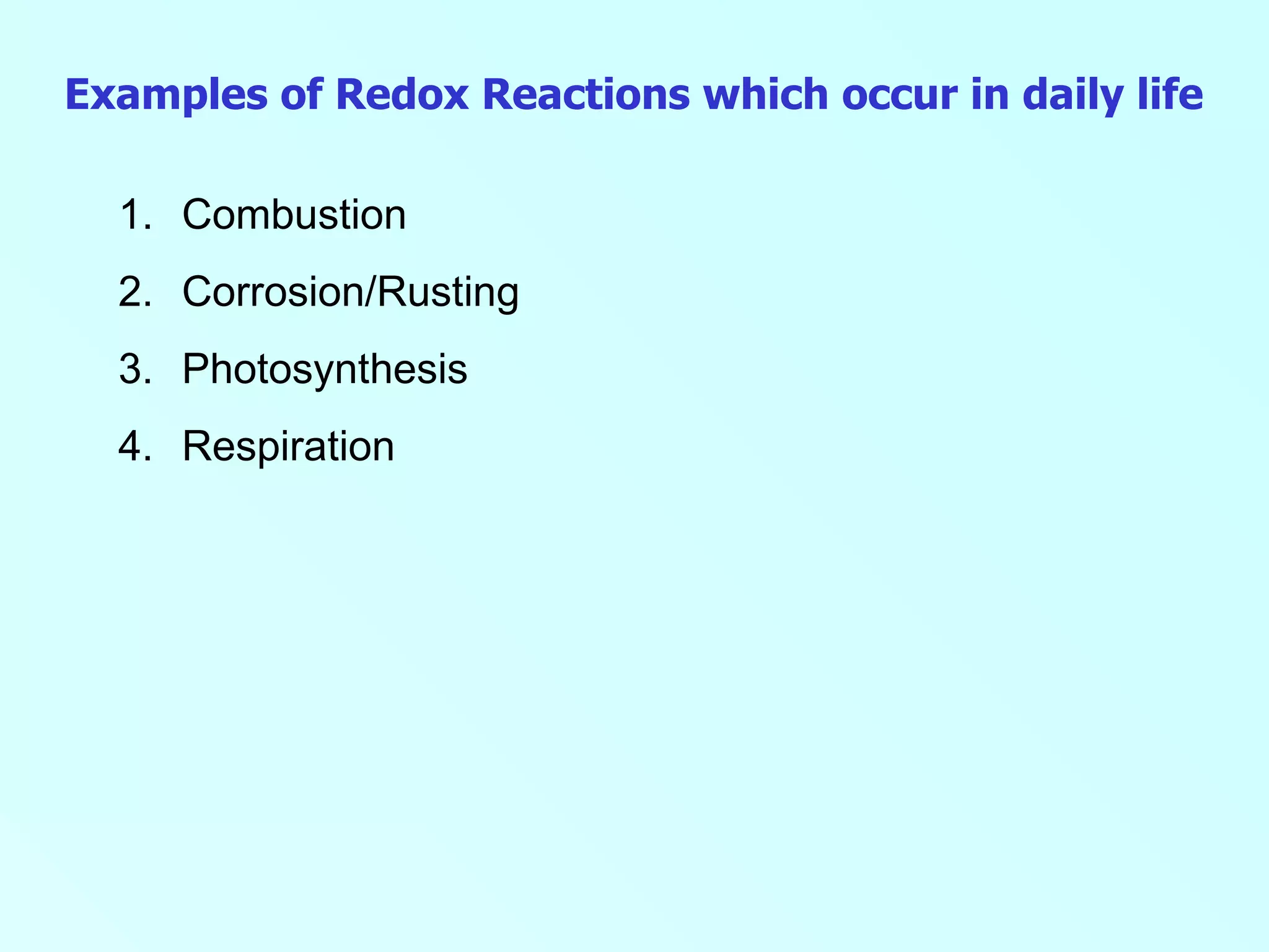 Redox intro | PPT