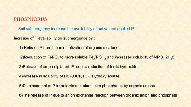 REDOX POTENTIAL MEASUREMENT AND ITS APPLICATION IN SOIL FERTILITY ...