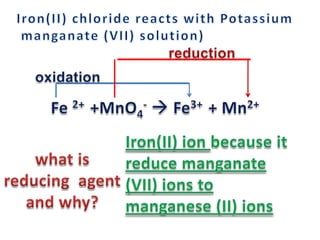 Redox= quiz part 1 with answers | PPT