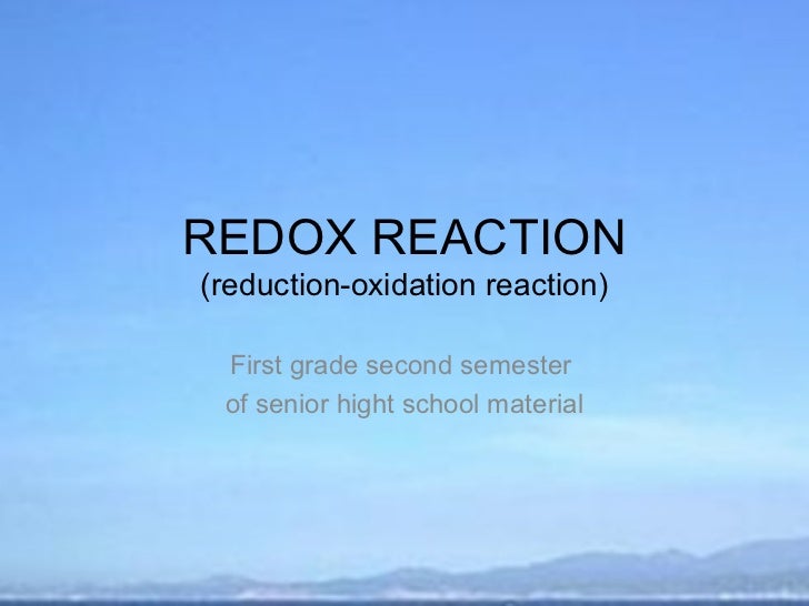 Redox Quotes