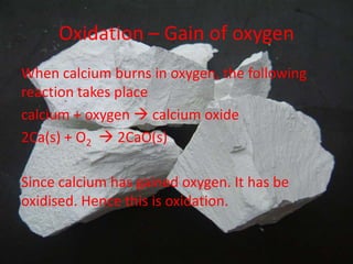 Redox reaction Group C | PPTX | Chemistry | Science