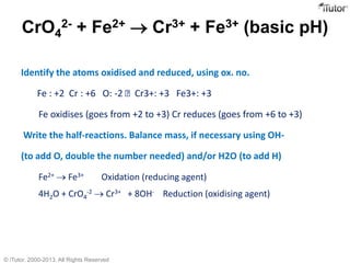 Redox Reaction | PPT