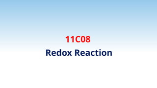 Redox Reaction of class 11 cbse isc.pptx