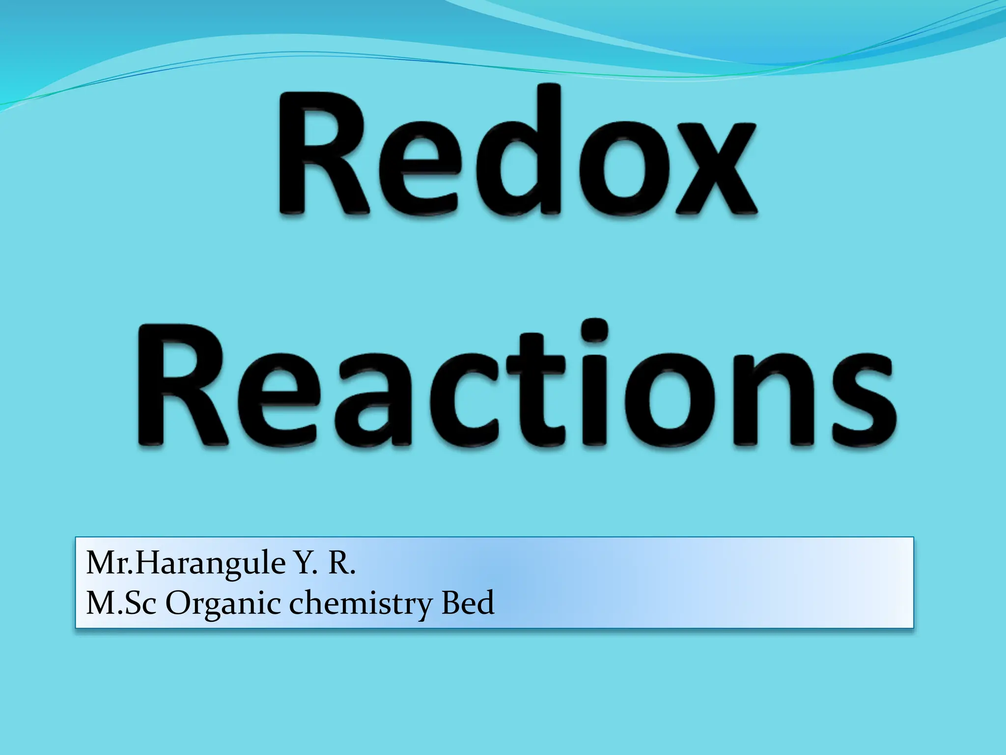 REDOX REACTION 01.ppt