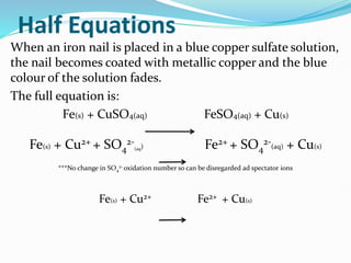 REDOX REACTION 01.ppt | Chemistry | Science