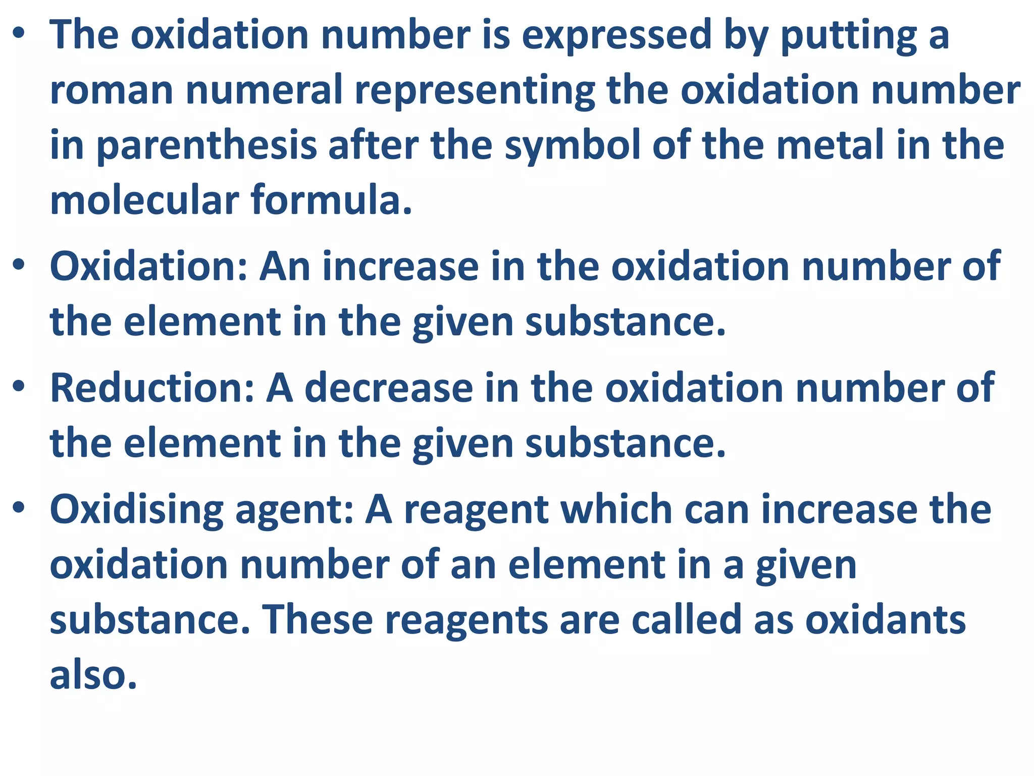Redox reactions -class 11 chemistry cbse | PDF