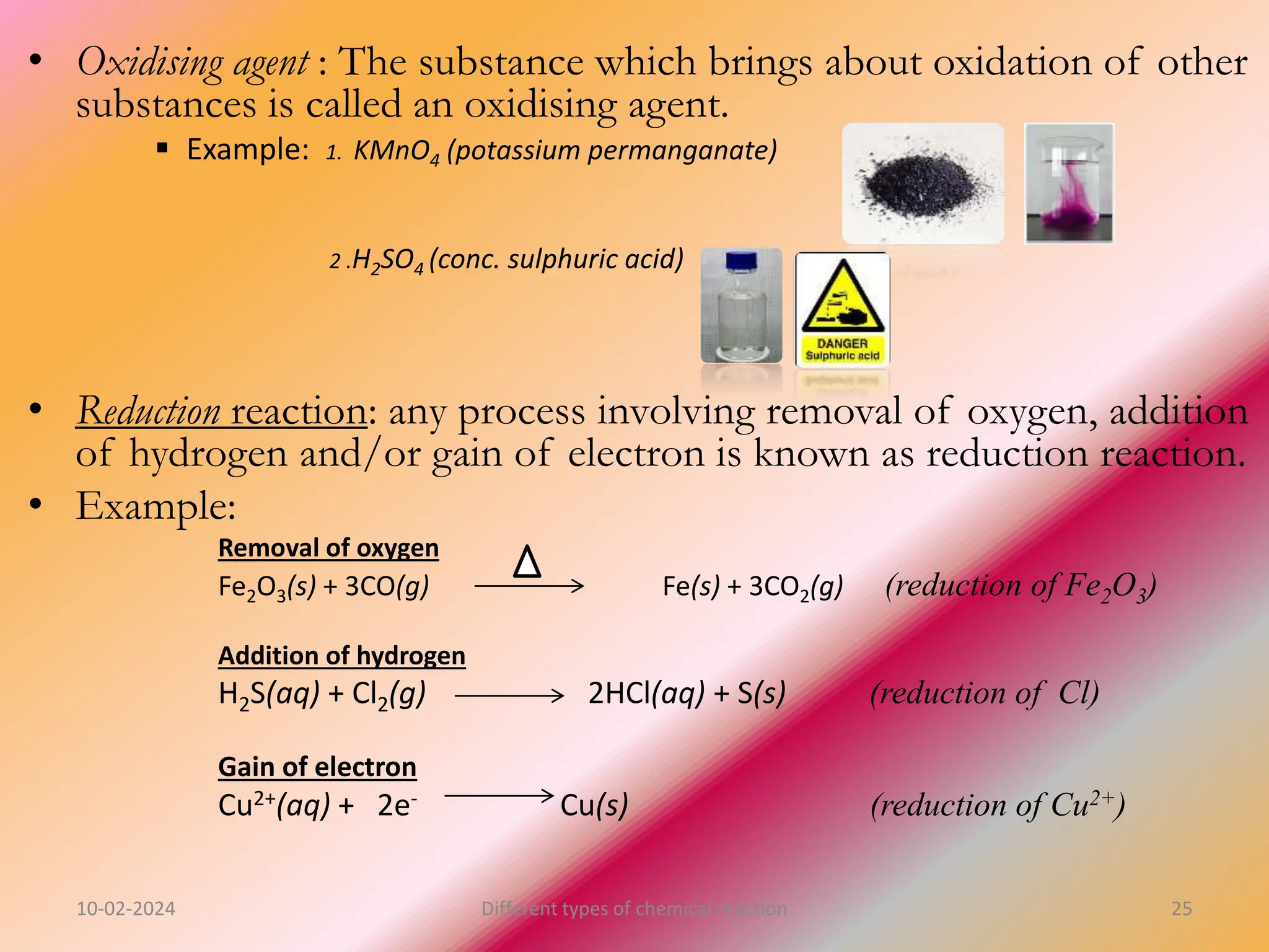 Redox Reactions. Chemical Reactions occurring in the body, Oxidation & Reduction | PPT