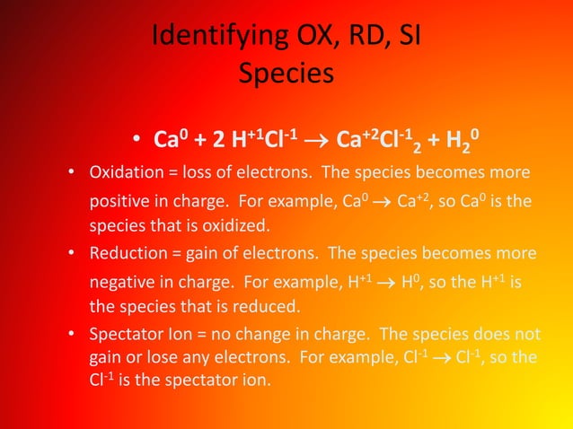 Redox Reactions. Chemical Reactions occurring in the body, Oxidation ...