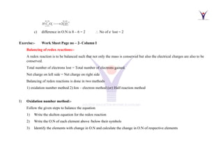 Redox reactions 2.pdf.............................. | PDF