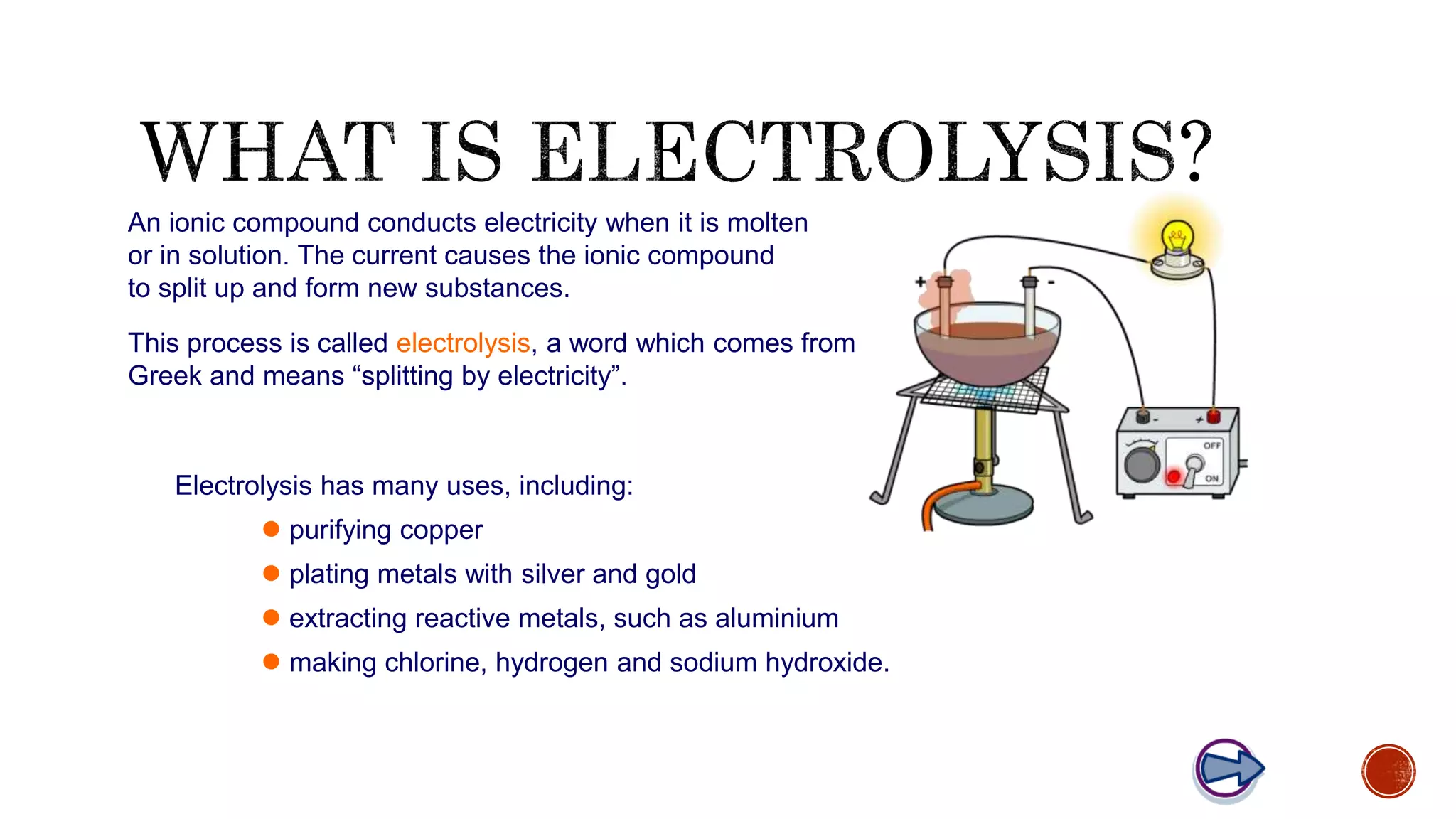 Redox reactions at electrodes | PPTX