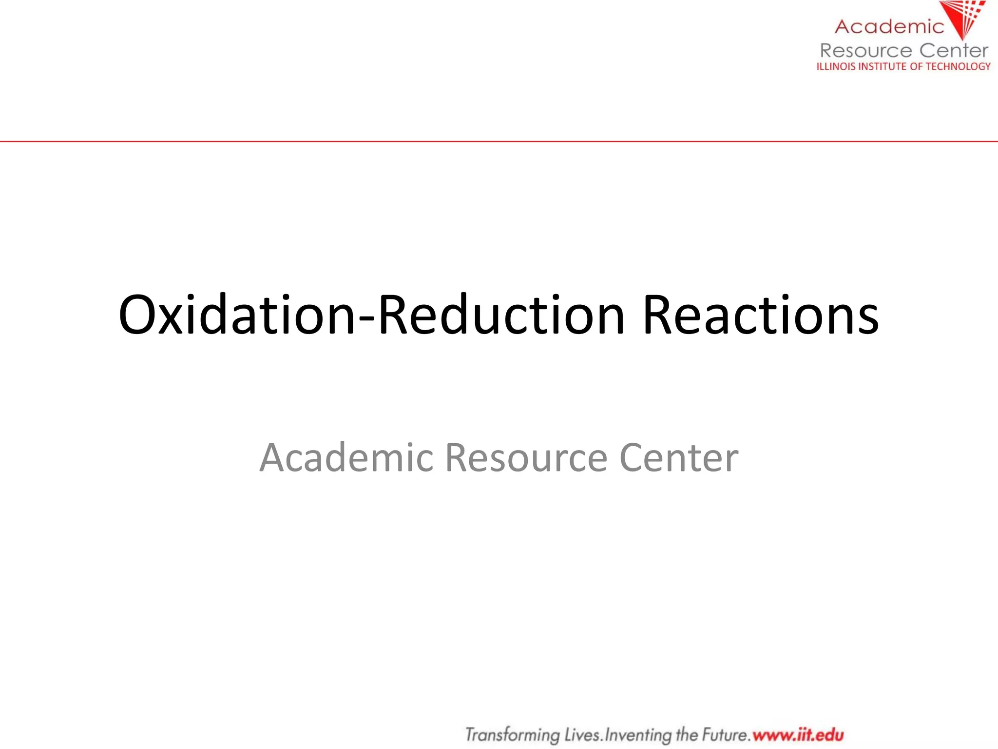 RedOx_Rxns.pdf | Chemistry | Science
