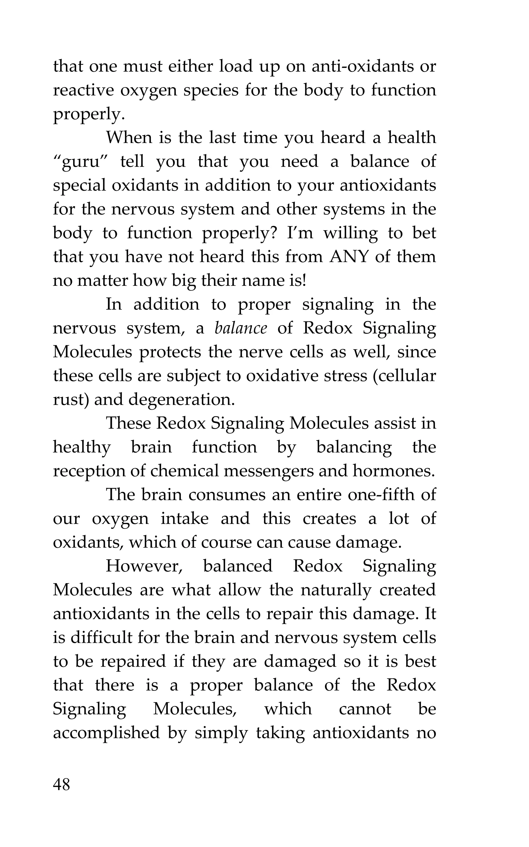 Redox Signaling Molecules by Aaron Murakami | PDF