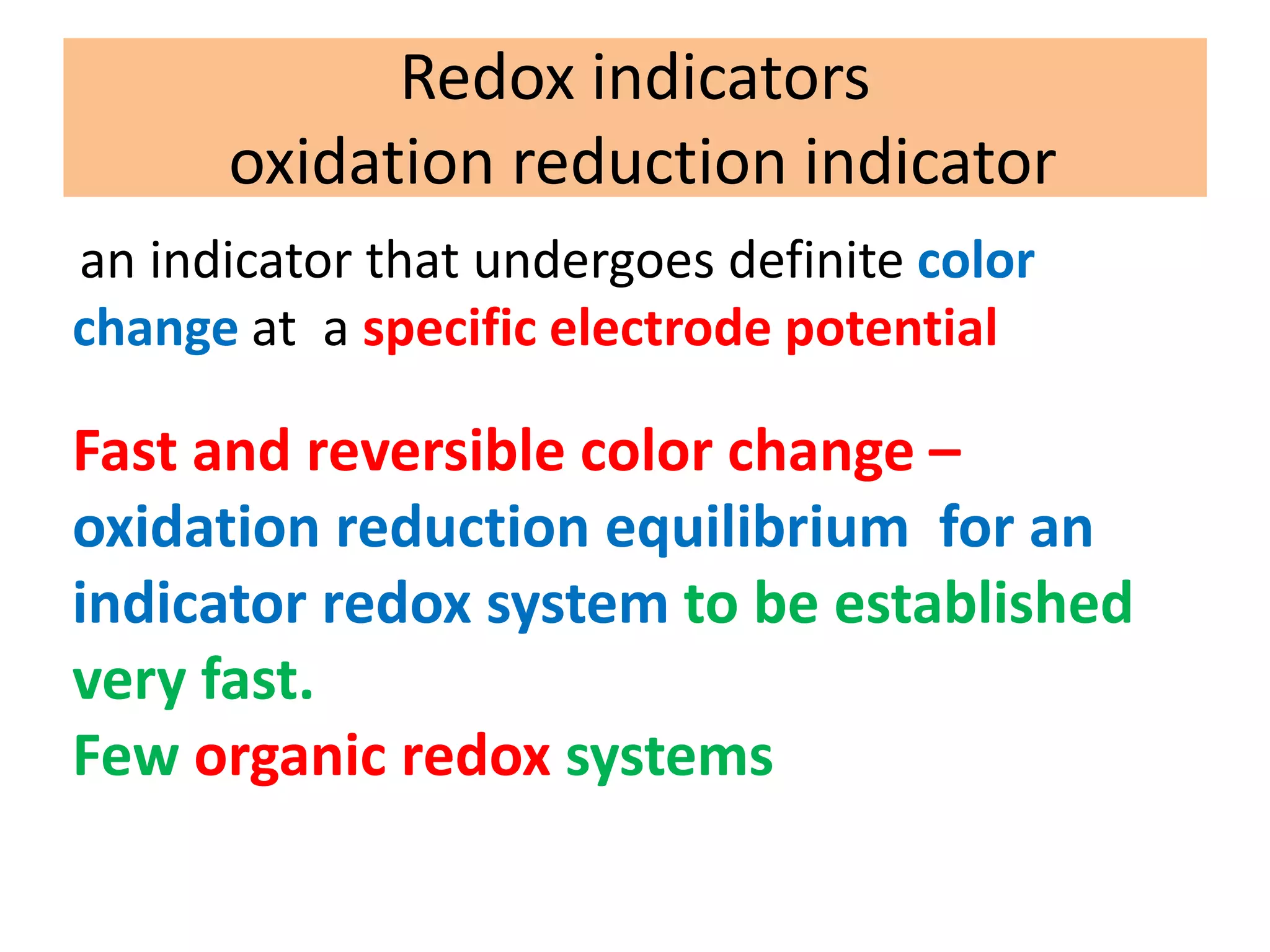 Redox titration | PPTX