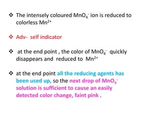 Redox titration | PPTX | Chemistry | Science