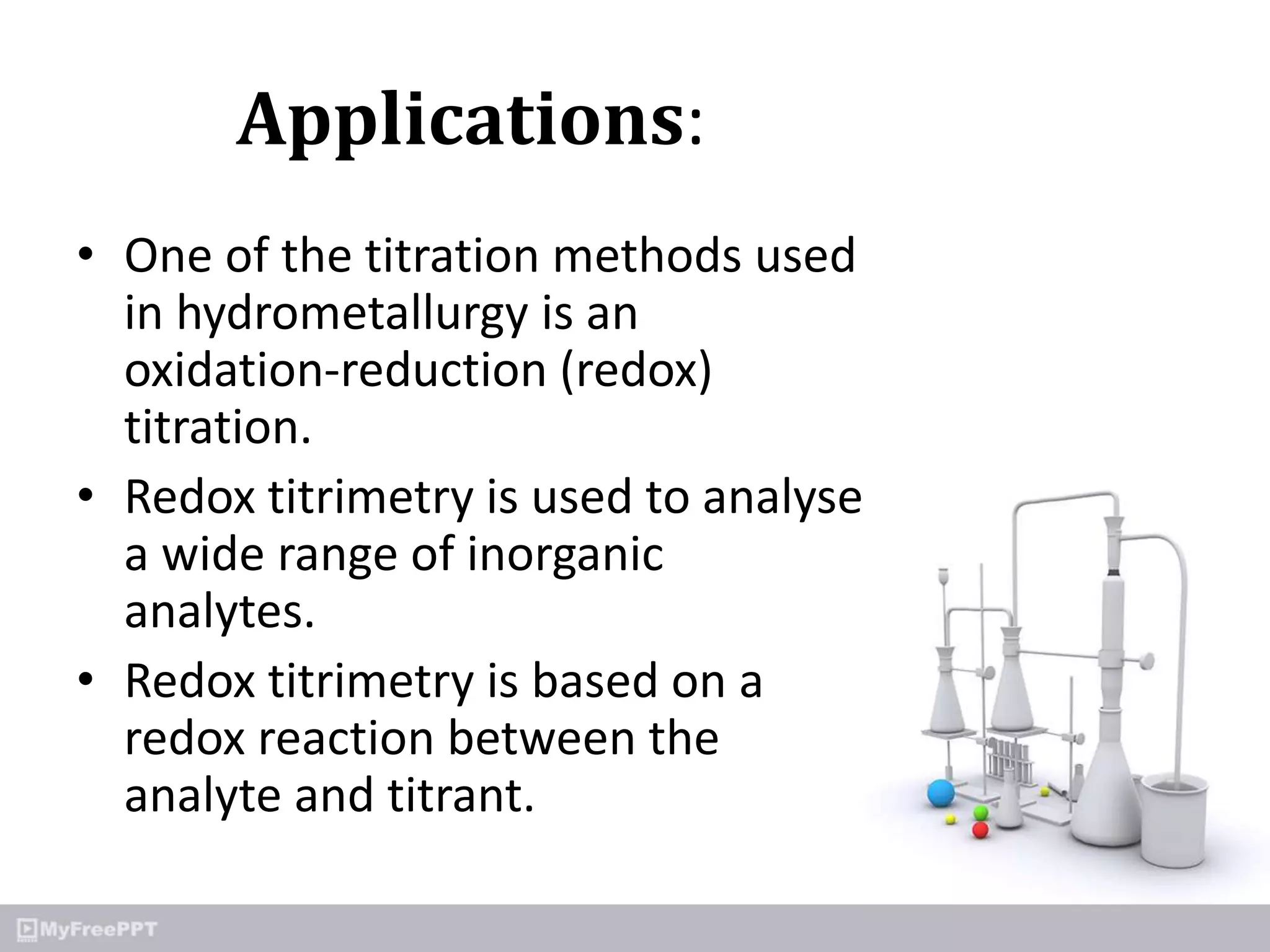 Redox titration | PPTX