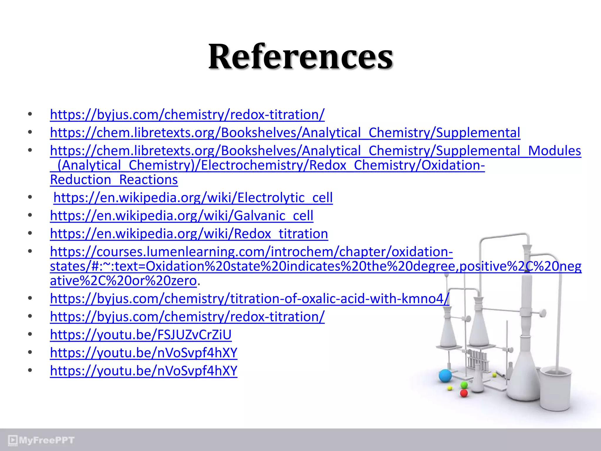 Redox titration | PPTX