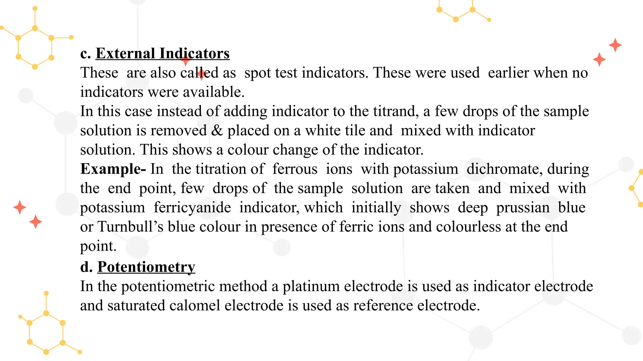 Redox Titration, Redox Potential, Iodometry, Galvanic Cell ...