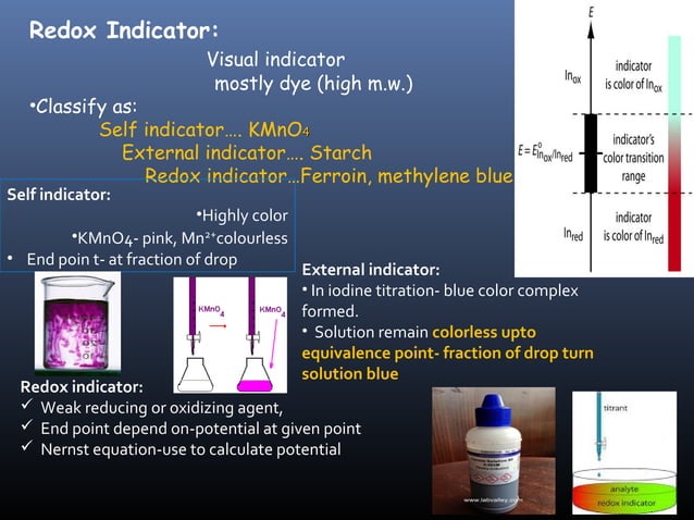 Redox titration | PPT | Chemistry | Science