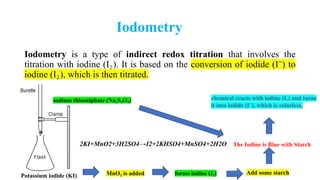 redox titration B pharm 1st sem Full notes | PPTX