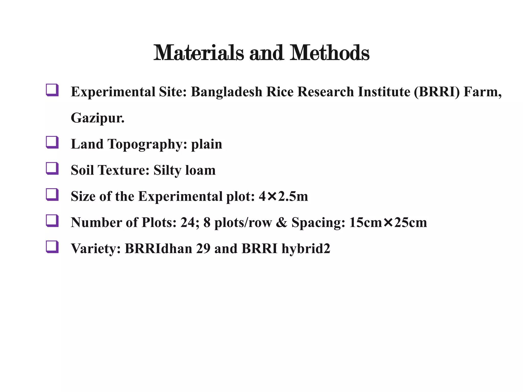 Effect of alternate wetting and drying (AWD) irrigation for Boro rice ...