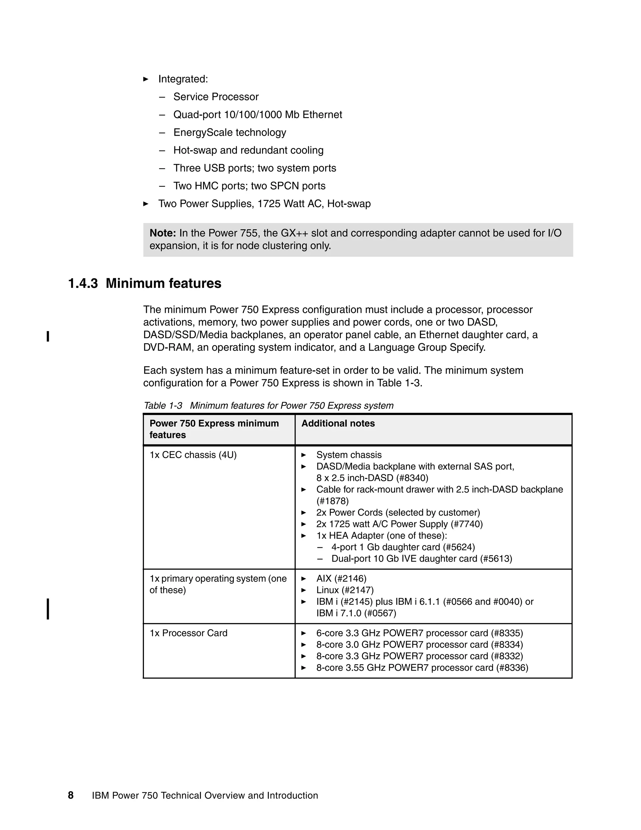 IBM Power 750 and 755 Technical Overview and Introduction | PDF