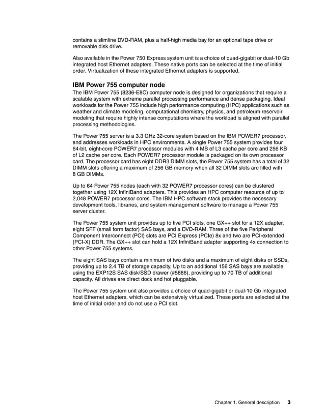 IBM Power 750 and 755 Technical Overview and Introduction | PDF