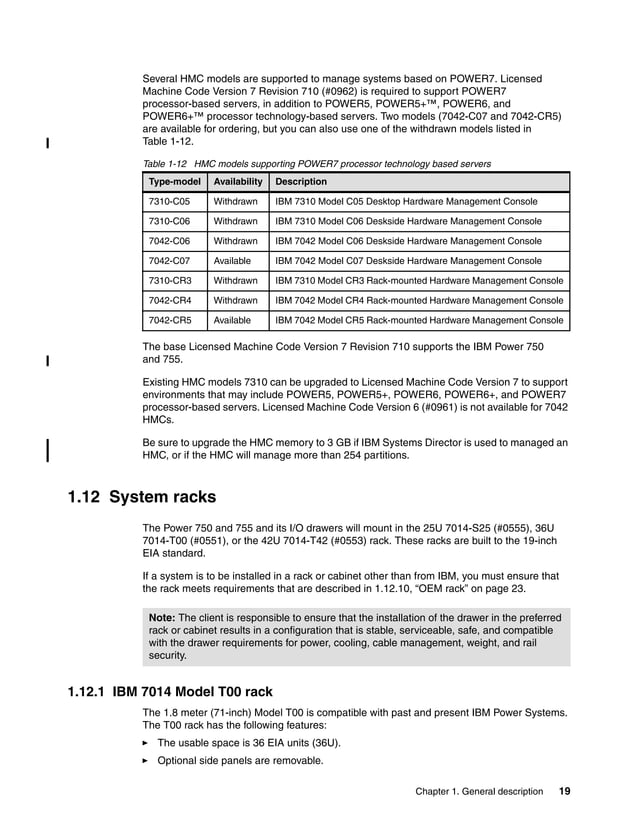 IBM Power 750 and 755 Technical Overview and Introduction | PDF