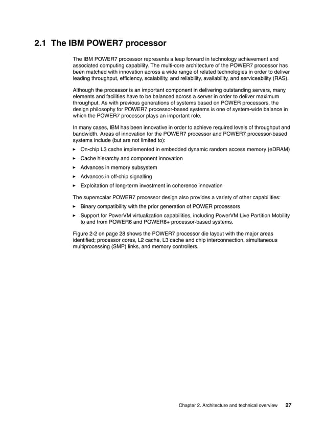 IBM Power 750 and 755 Technical Overview and Introduction | PDF