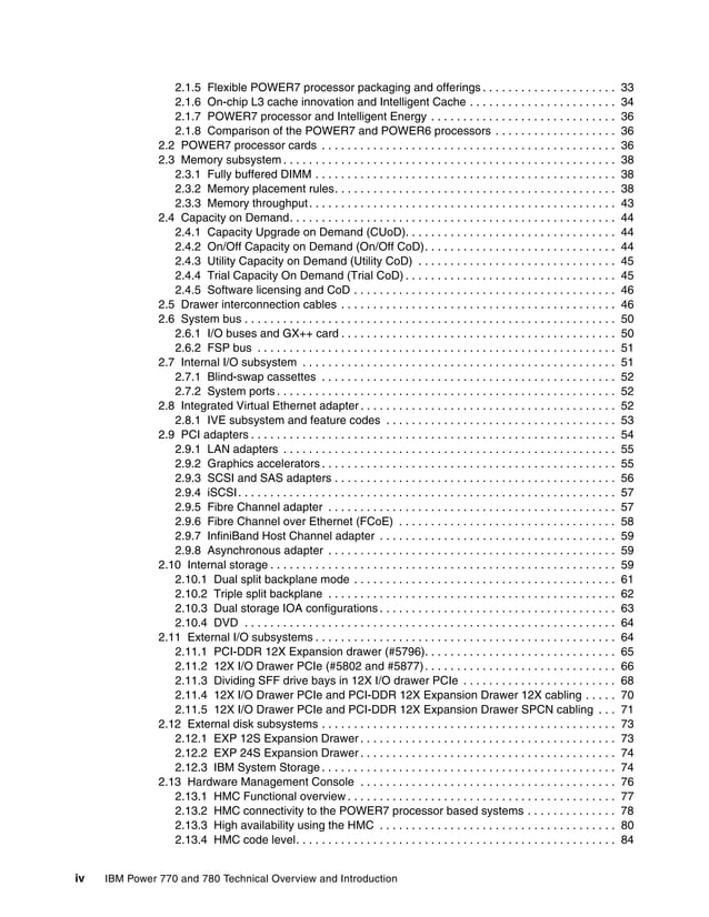 IBM Power 770 and 780 Technical Overview and Introduction | PDF