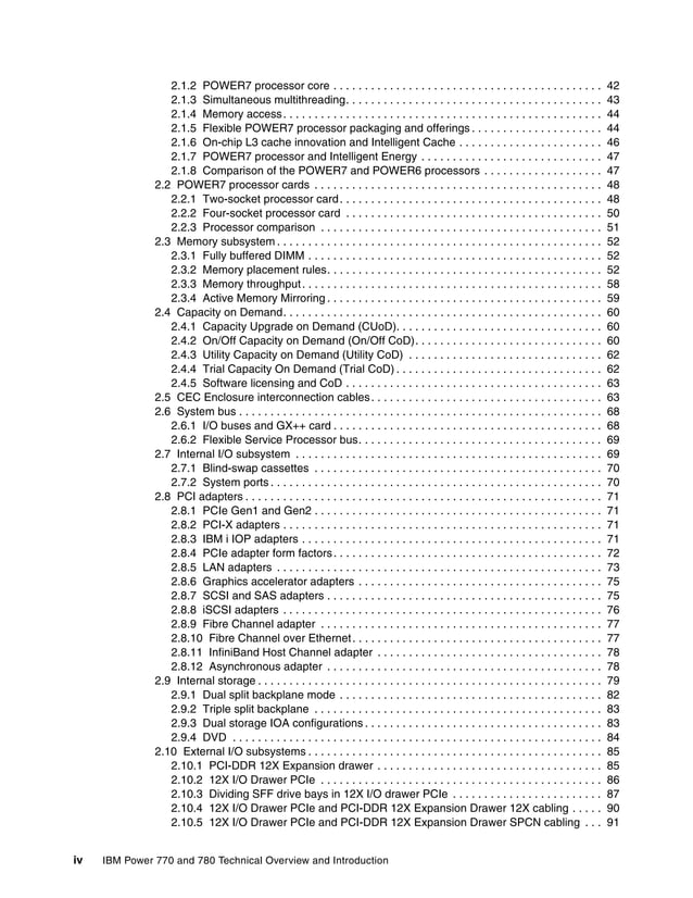 IBM Power 770 and 780 Technical Overview and Introduction | PDF