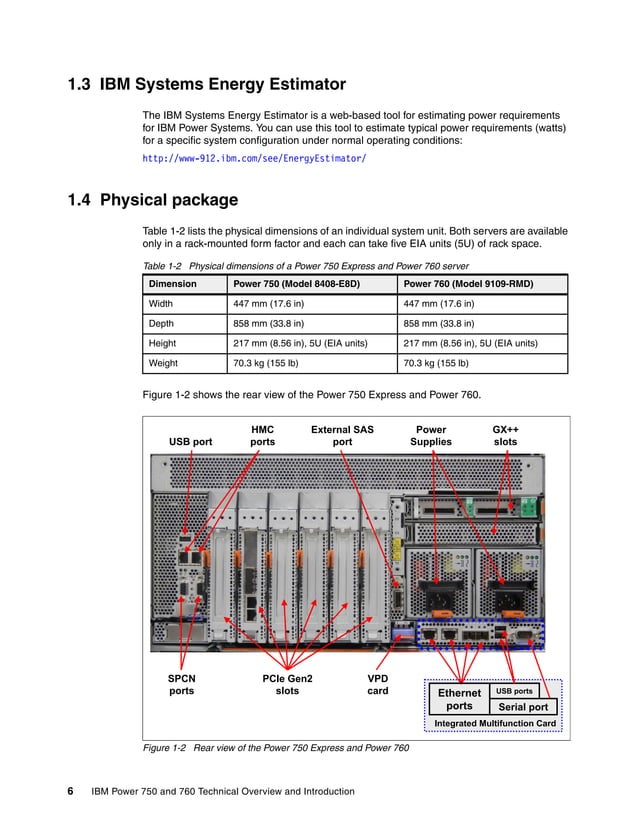 IBM Power 750 and 760 Technical Overview and Introduction | PDF