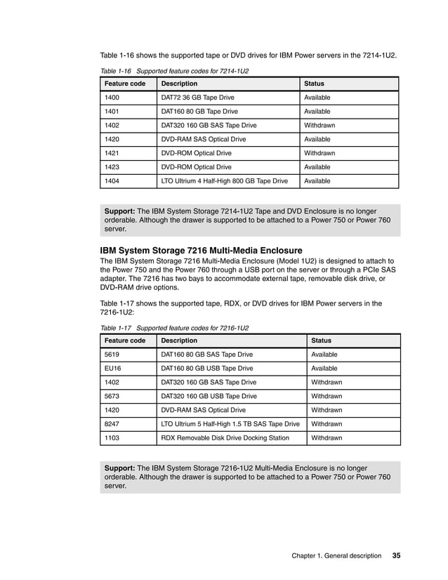 IBM Power 750 and 760 Technical Overview and Introduction | PDF