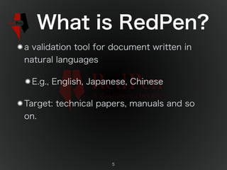 RedPen, a document checker | PDF