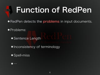 RedPen, a document checker | PDF