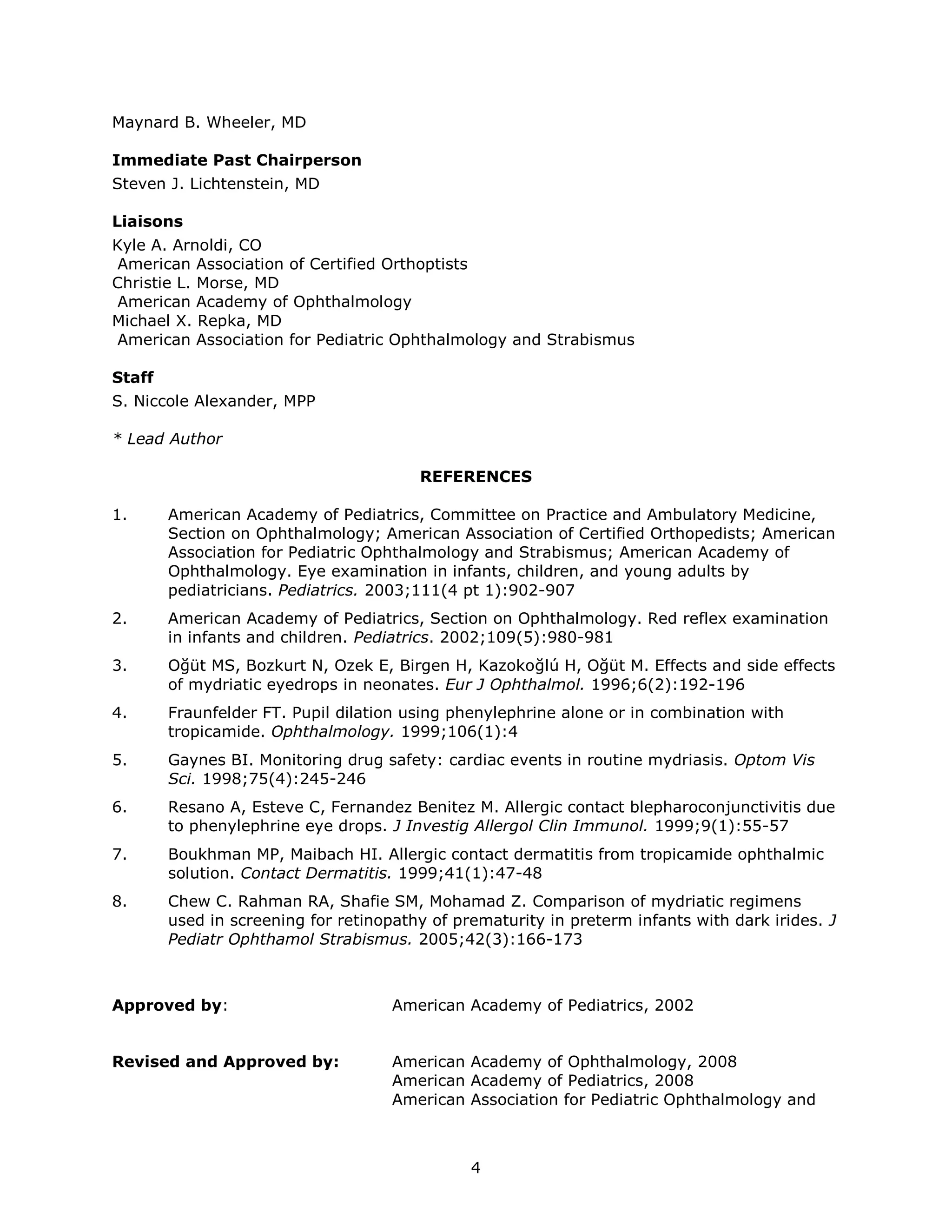 Testing for Red reflex in newborn, infant | PDF