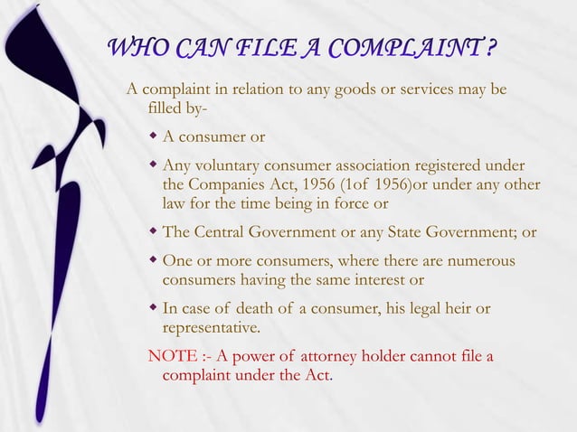 Redressal mechanism as per consumer protection act | PPTX | Business ...