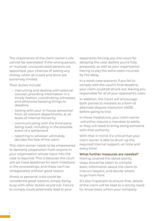 Redress Solutions | Planning a successful legal claim | PDF