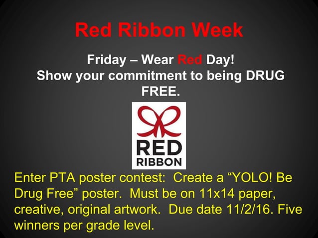 Red Ribbon Week 2016 | PPT